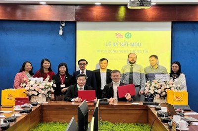 Faculty of Information Technology, VNUA, strengthens cooperation with ...